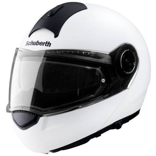 Schuberth C3 Basic avattava mp-kypärä, valkoinen - Mototrade.fi verkkokauppa